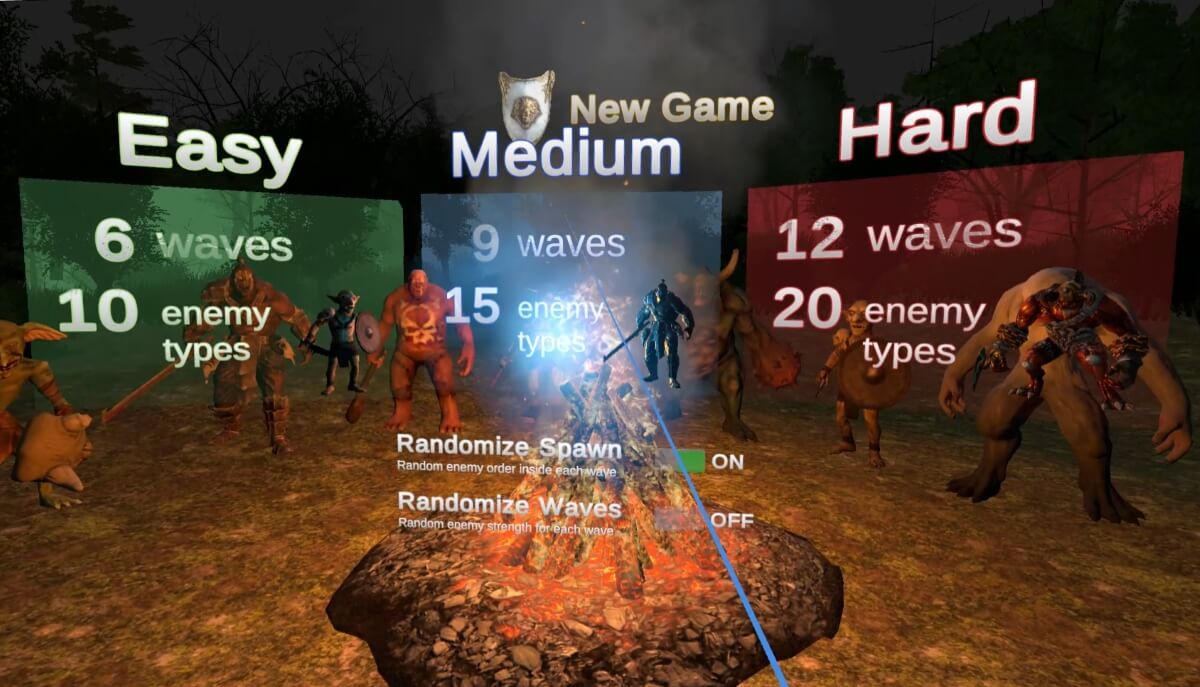 VR Tower Defense game, Virtual Reality - First Person Shooter (FPS)